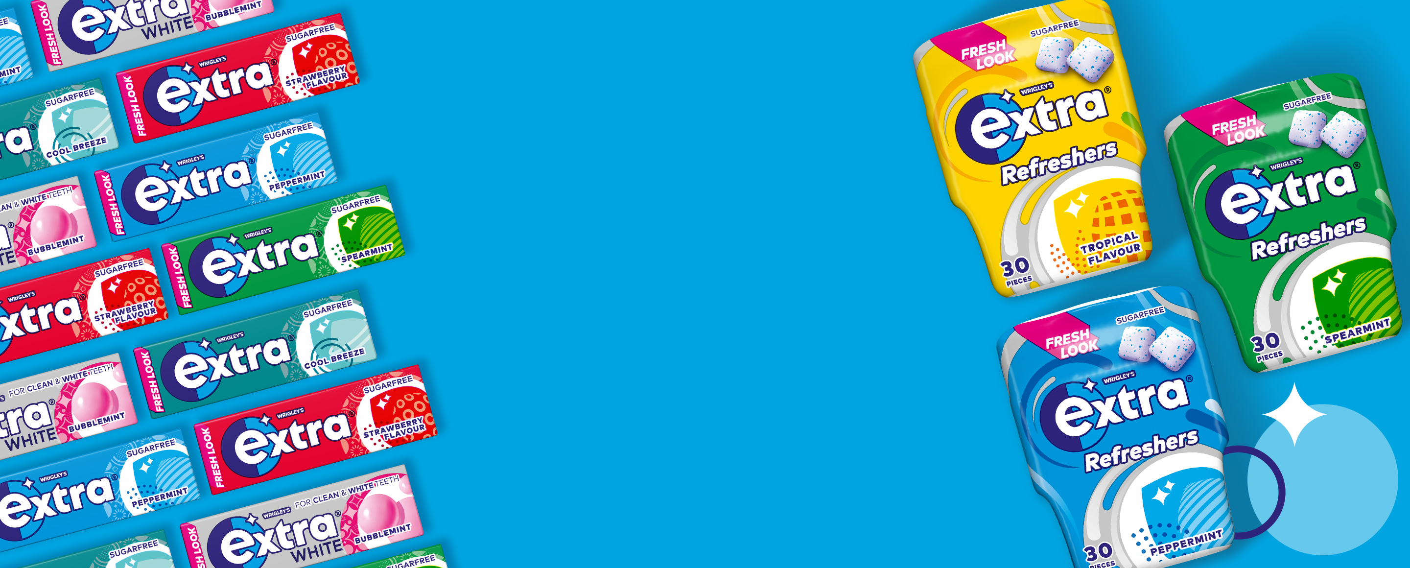 extra gum blue